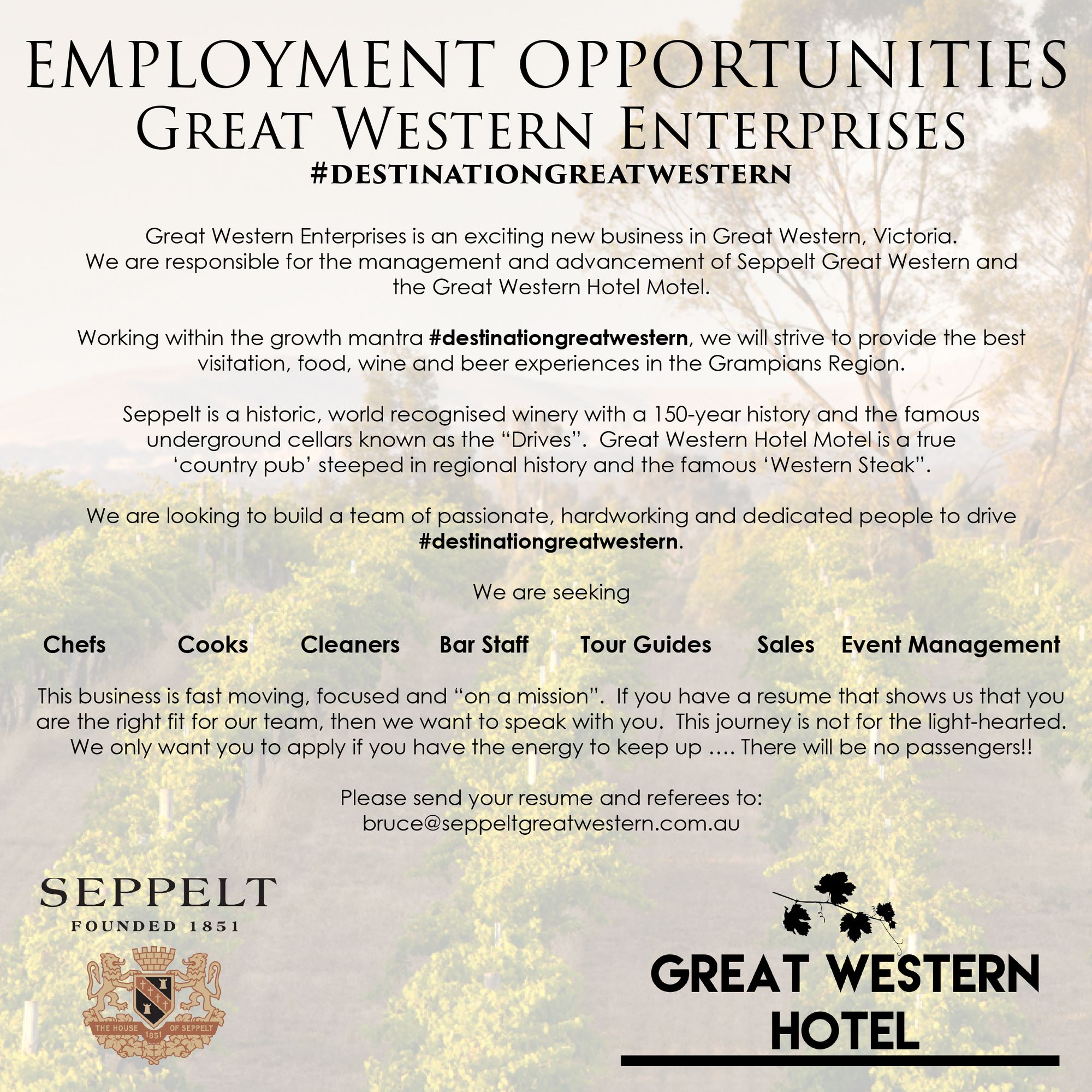 Employment Opportunities in Great Western